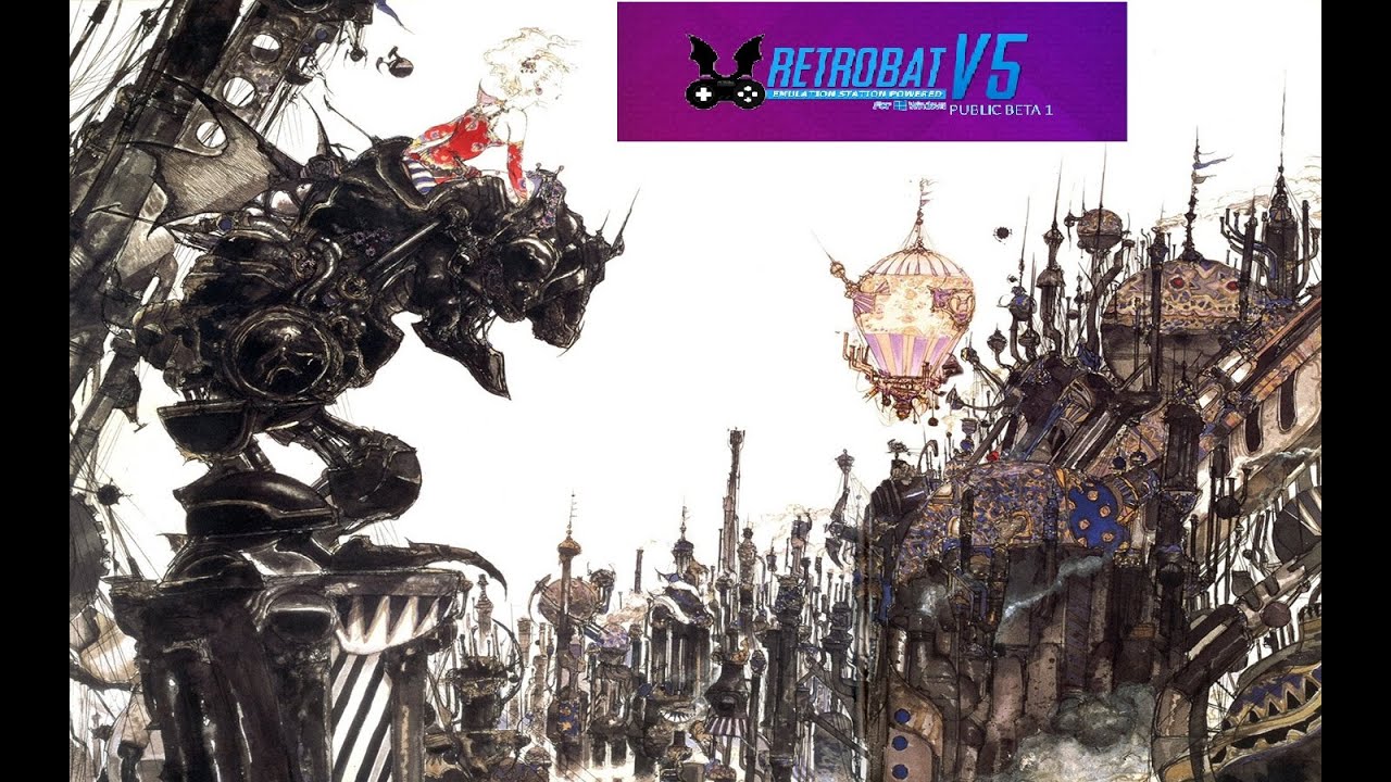 Retrobat 5.0 beta 12TB PC (전용) 컴플리트 에디션 파이널 판타지 픽셀 마스터 게임 구동 테스트.2 ...