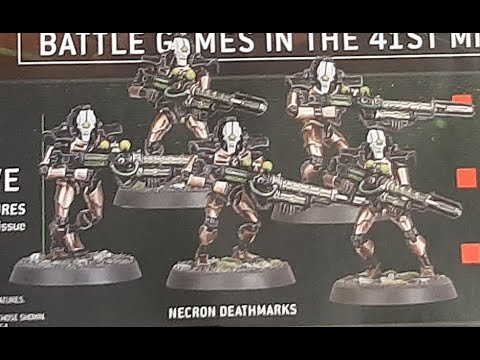 Lets Build EP 164 Necrons Deathmarks for Games of 40K - YouTube