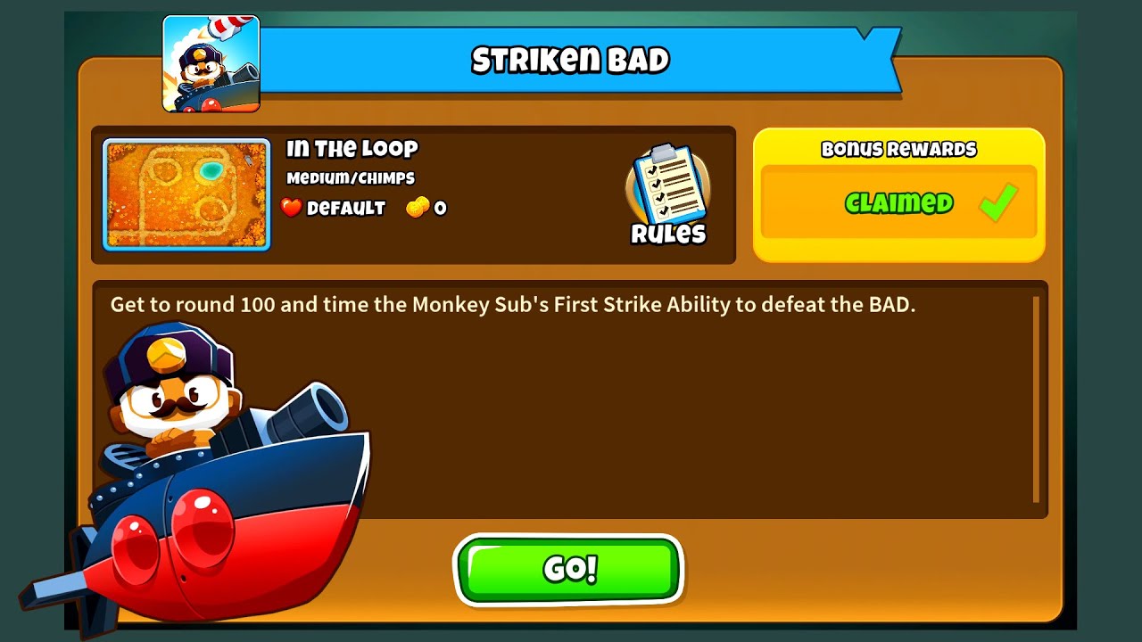 How To Do The Striken Bad Quest in Bloons TD 6 - YouTube