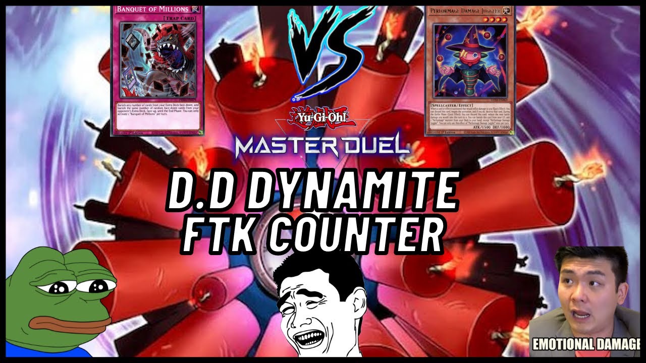 Bullying/Trolling D.D Dynamite FTK Players In Master Duel [Yu-Gi-Oh ...