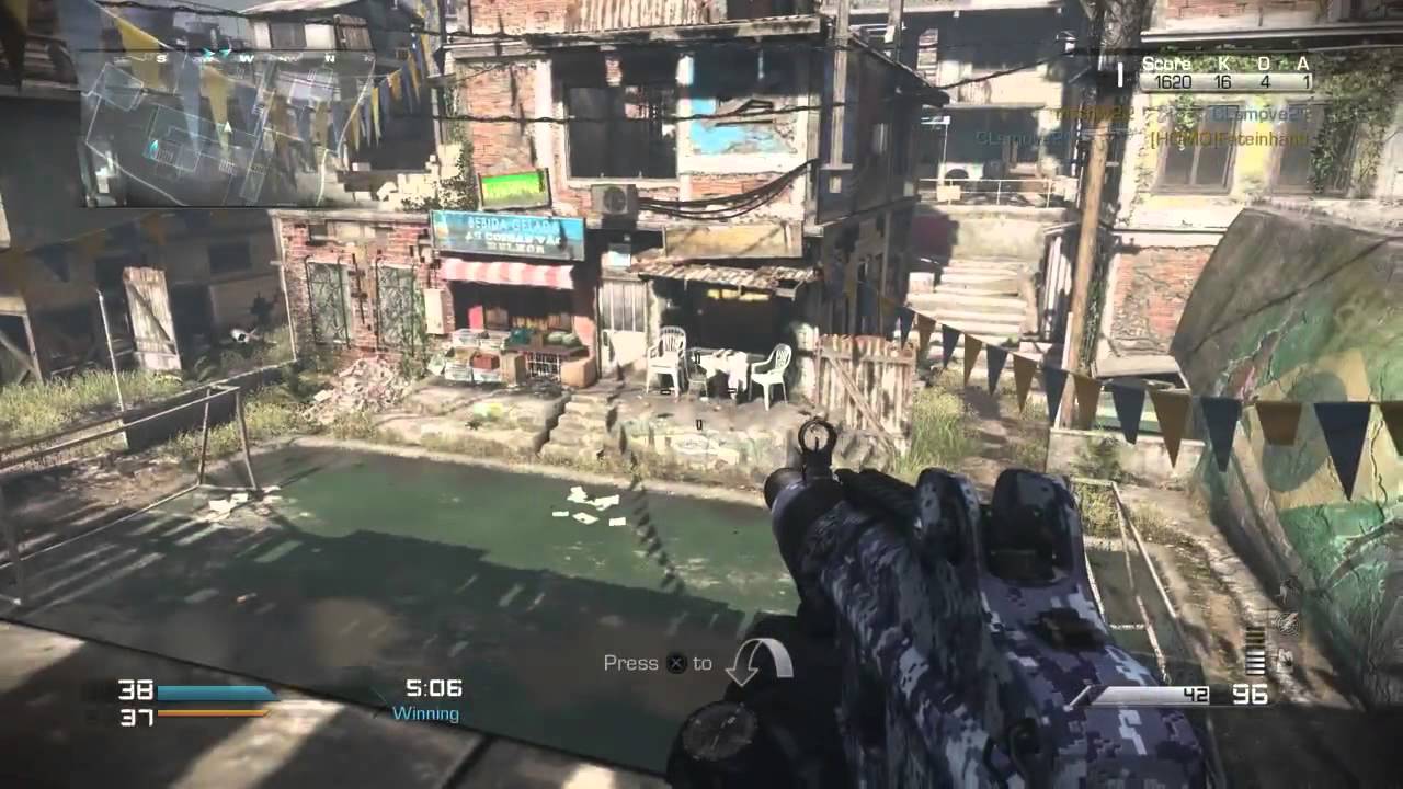 Cod Ghost TDM Favela - YouTube
