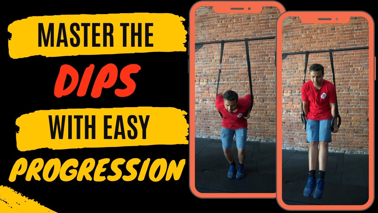 Master the ring dips with easy progression. - YouTube