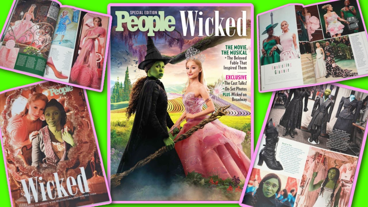 Wicked Movie Special Edition People Magazine Preview: PART 1 - YouTube
