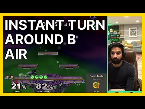 Instant Turn around b air (ZainNaghmi) | Smash Melee Highlights - YouTube