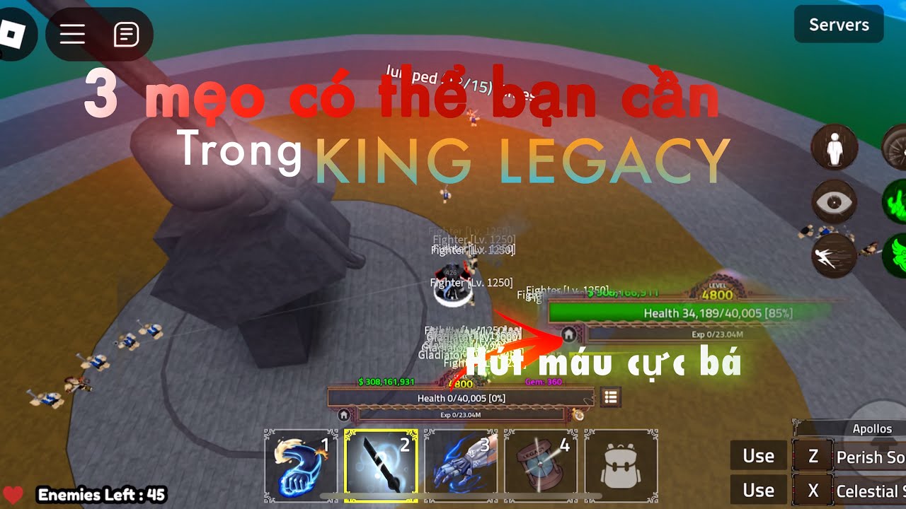 3 Mẹo CÓ THỂ bạn cần trong KING LEGACY - YouTube
