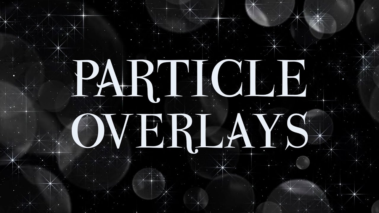 Floating Particle Overlays - YouTube