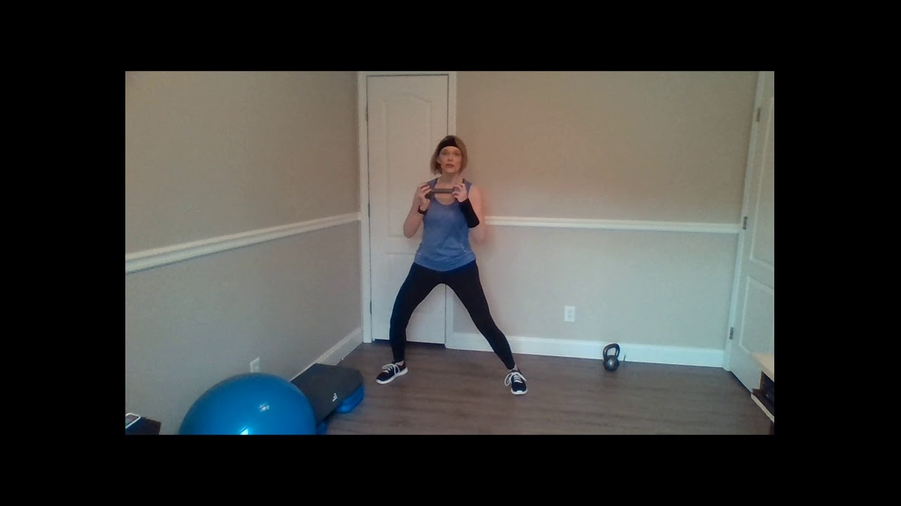 Jumping Jack with Overhead Press - YouTube