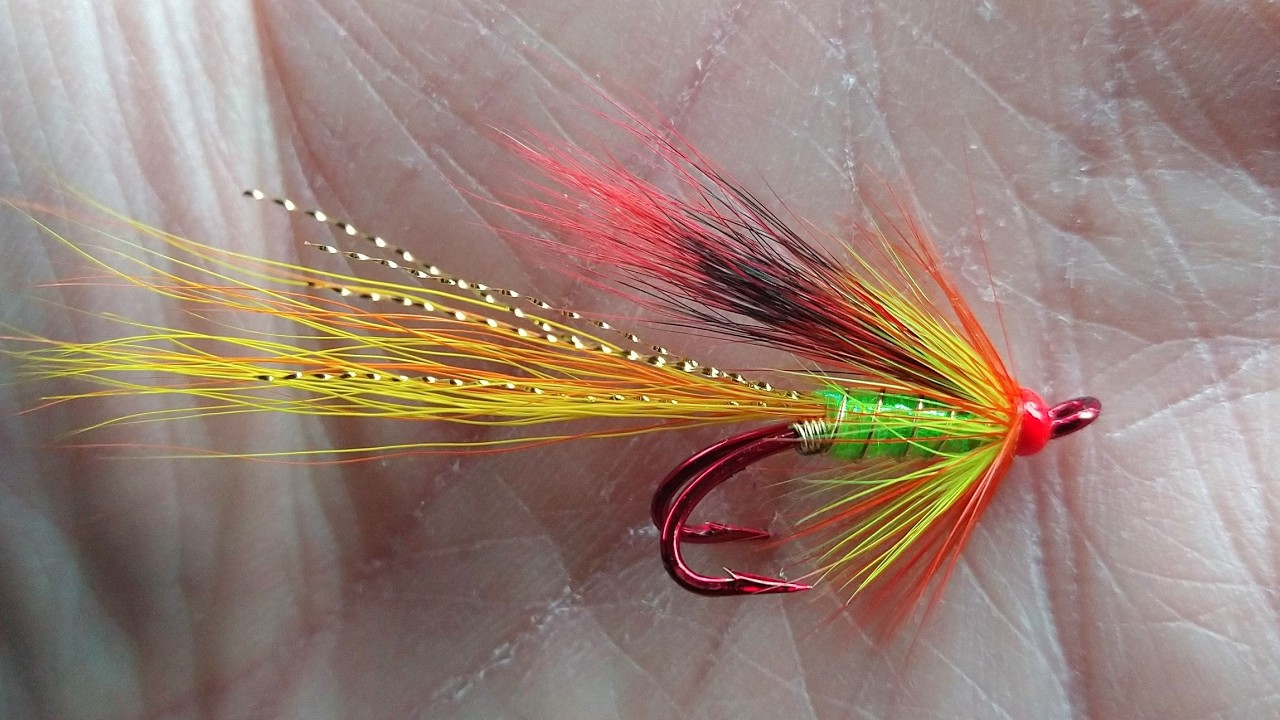 Tying A Christmas Cascade Salmon Fly - YouTube