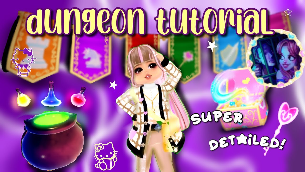 🗝️DUNGEON TUTORIAL **SUPER DETAILED** 🔎 ROYALE HIGH TUTORIAL || PC ...