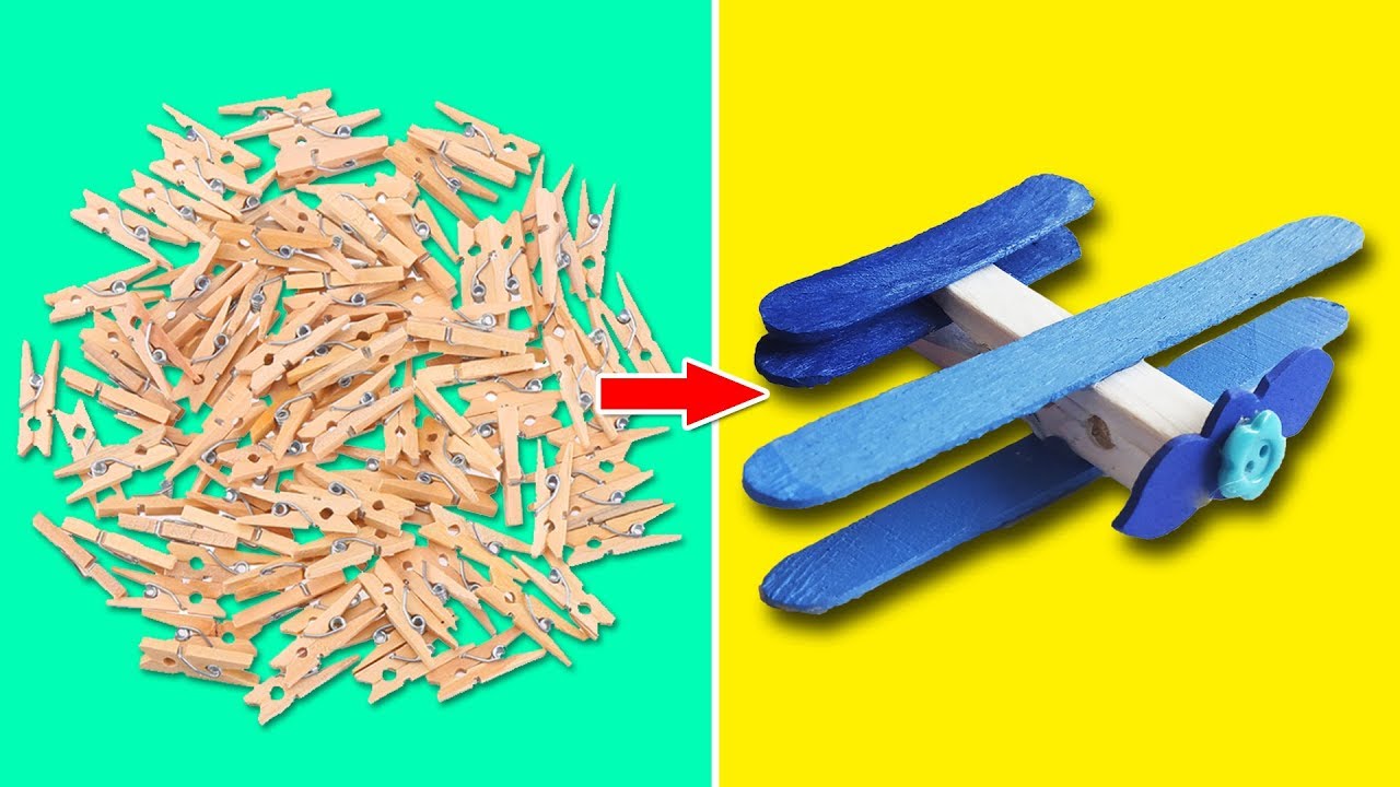11 Different Ways you can Redesign a Wooden Clip | Best DIY Video | 1 ...
