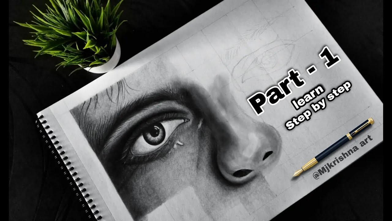 How To Draw Hyper Realistic Eyes Sketch || Step By Step - YouTube