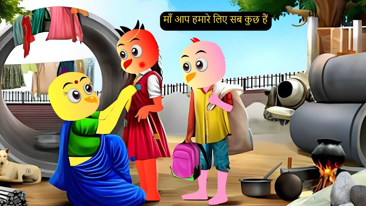 कार्टून | Love of Mother | Mama Chidiya wala Cartoon | Chidiya Cartoon ...