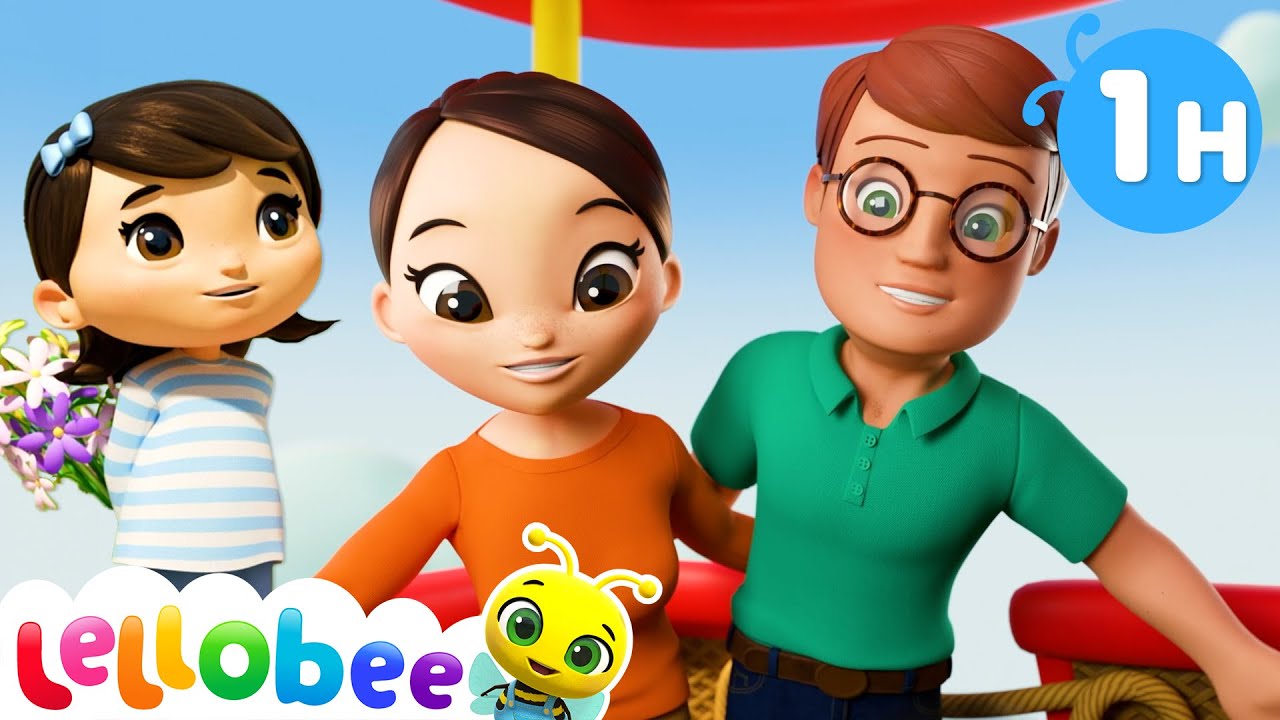 I Love My Family💓 | Lellobee | Super Moms | Nursery Rhymes and kids ...