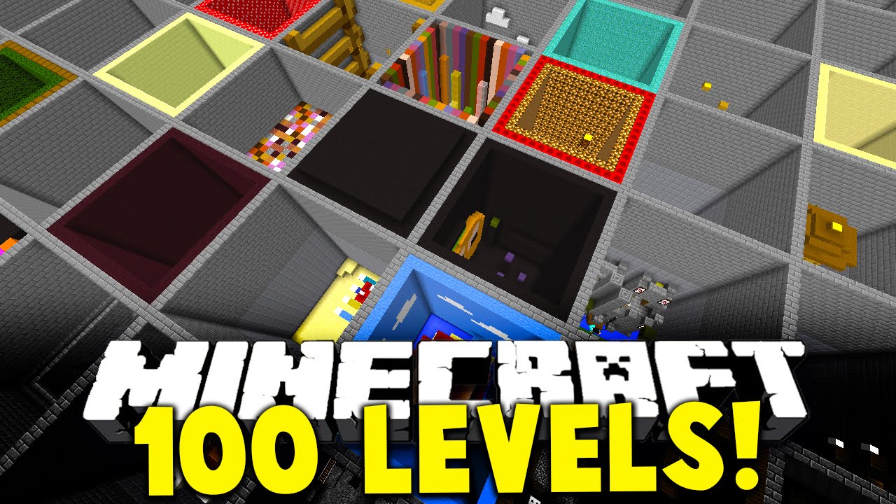 Minecraft 10 MINUTE PARKOUR RACE! | (OVER 101 NEW 1.9 JUMPS & LEVELS ...