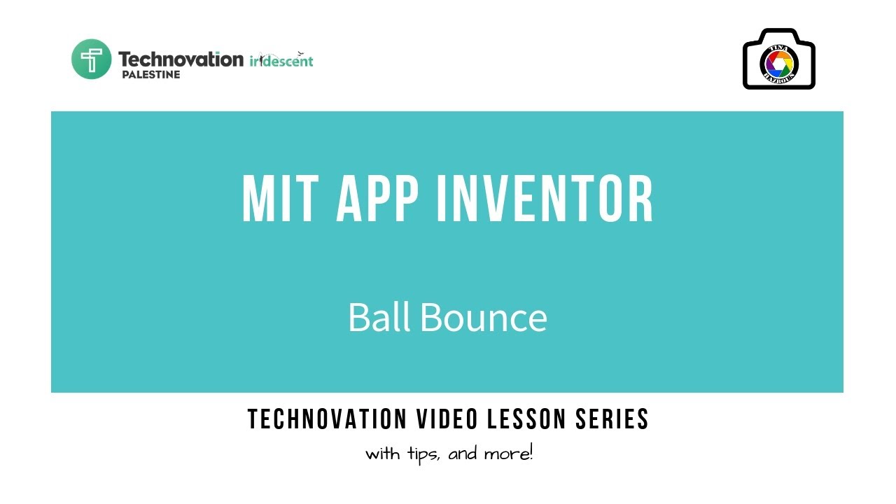 Technovation Palestine - Code - MIT App Inventor - ball bounce - Arabic ...