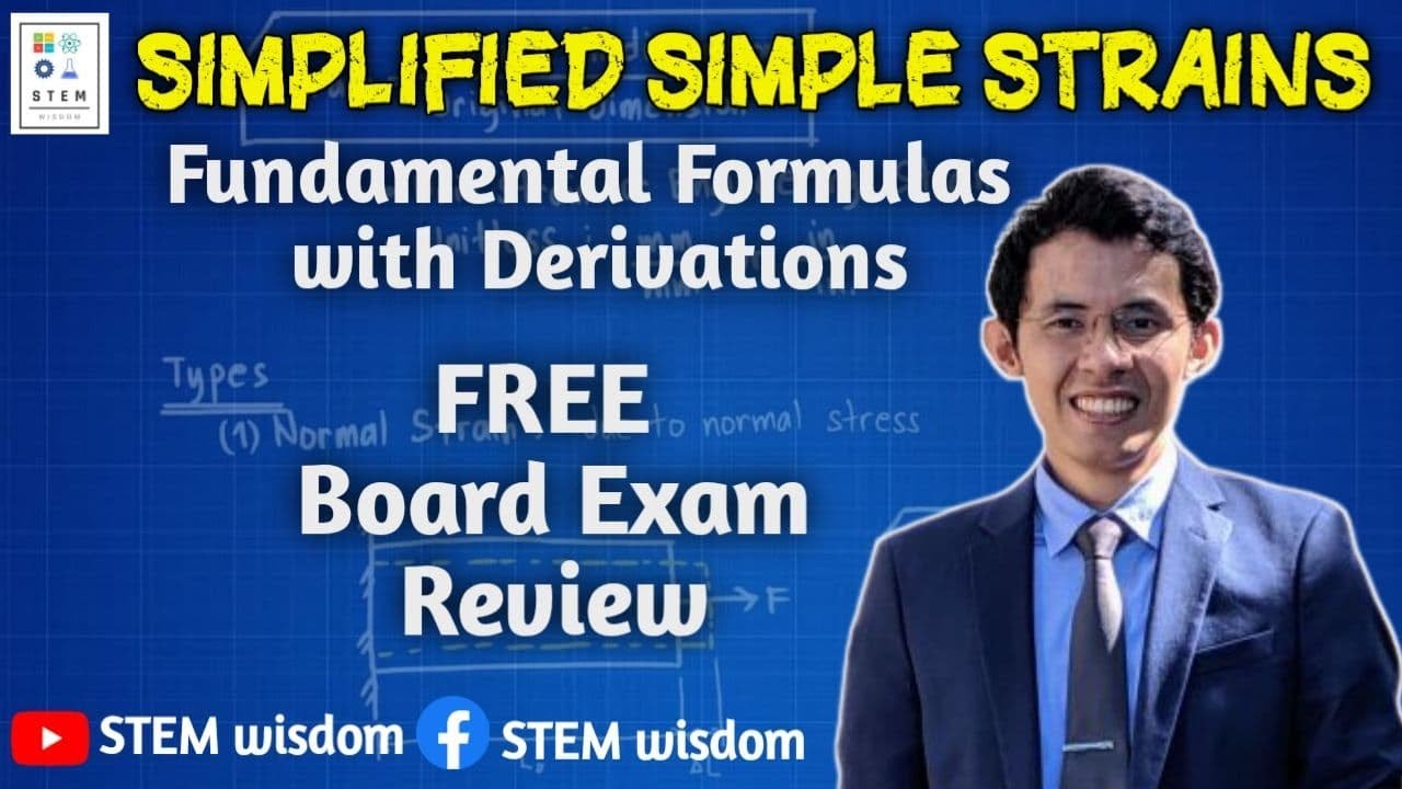 2.0 Simplified Simple Strains | Fundamental Formulas with Derivations ...