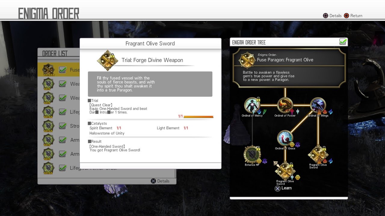Sword Art Online - Hollow Re:alization "Alice's Sword, Fragrant Olive ...