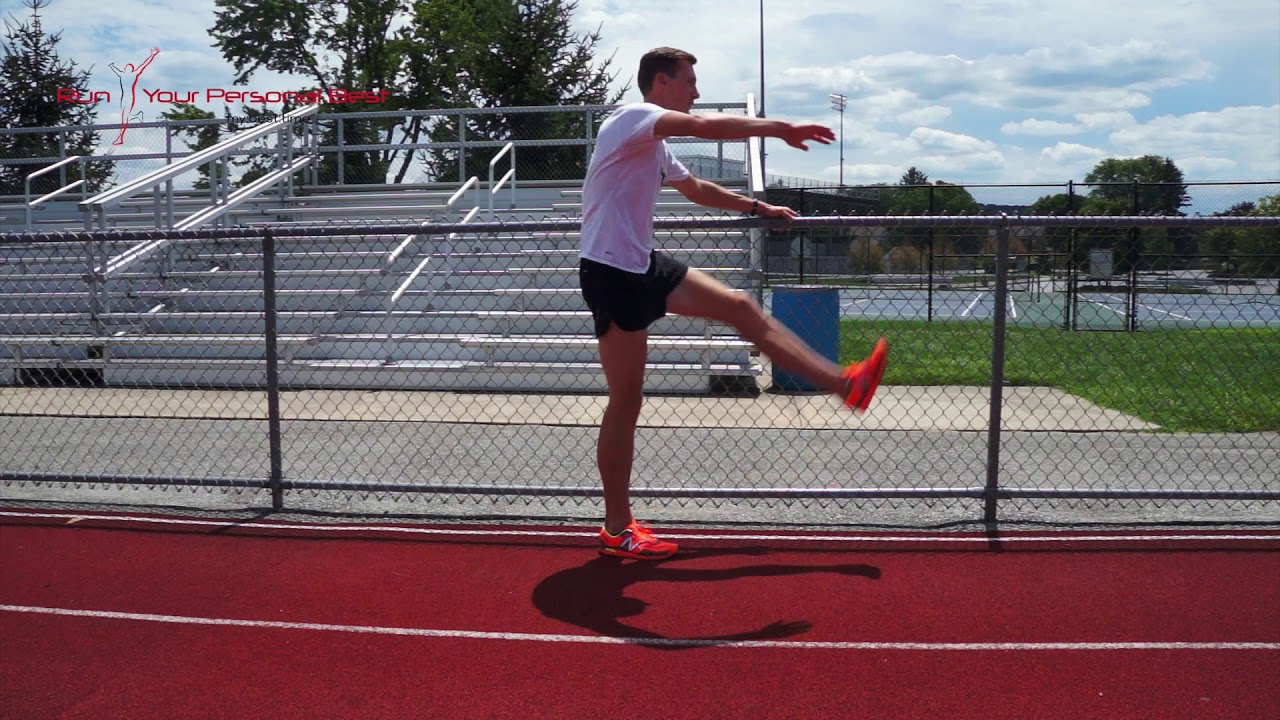 How to do Leg Swings Running Drill - YouTube