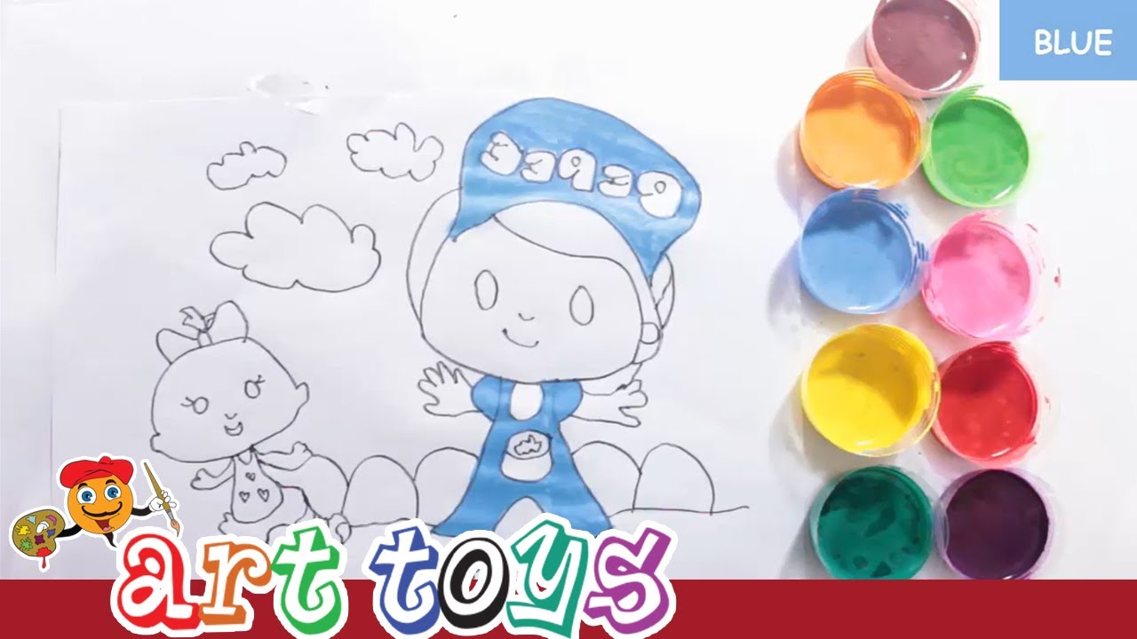 Pepee Coloring Pages for Kids | Drawing and Painting for Kids | Art ...