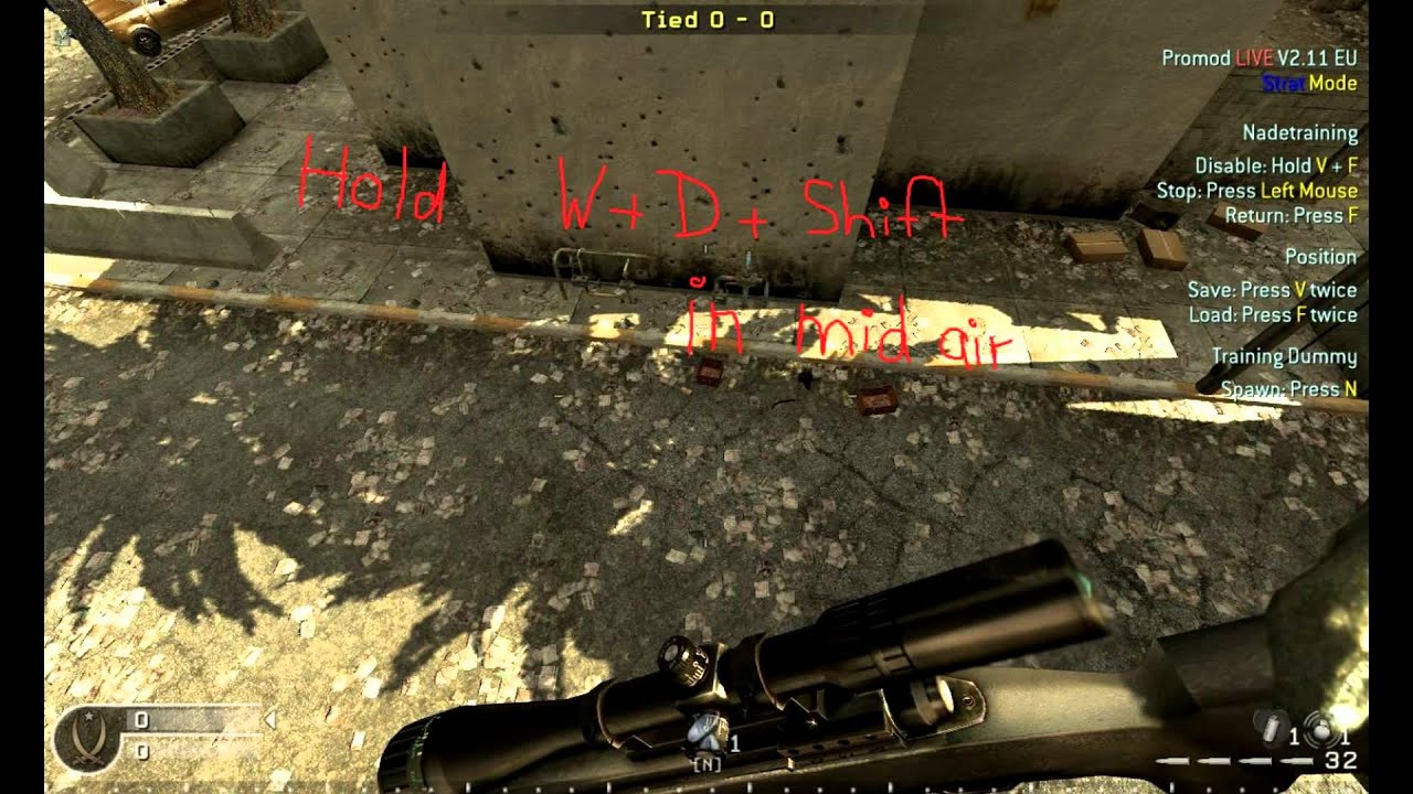Strike Balkon-Jump Tutorial CoD4 - YouTube