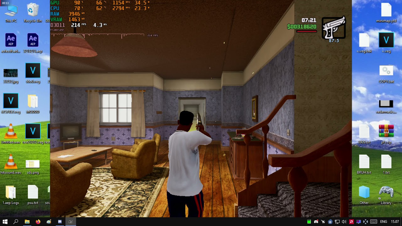 C bug still works on GTA SA Definitive edition - YouTube