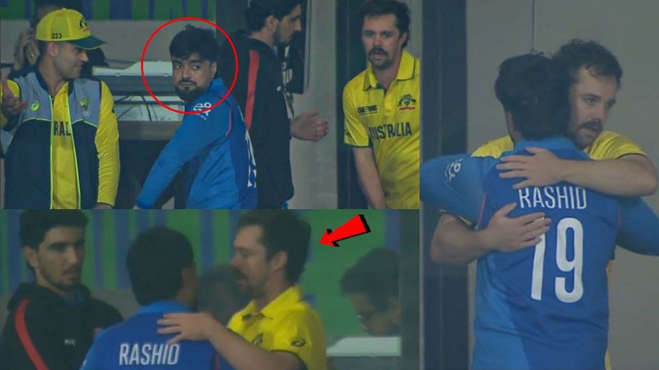 Travis Head Hug Sad Rashid Khan after Match Cancelled due to Rain ...