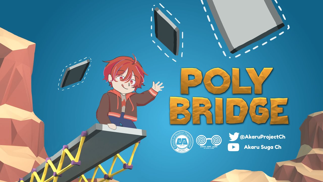 【PolyBridge】We're building bridges and drive off of them 🎵 - YouTube