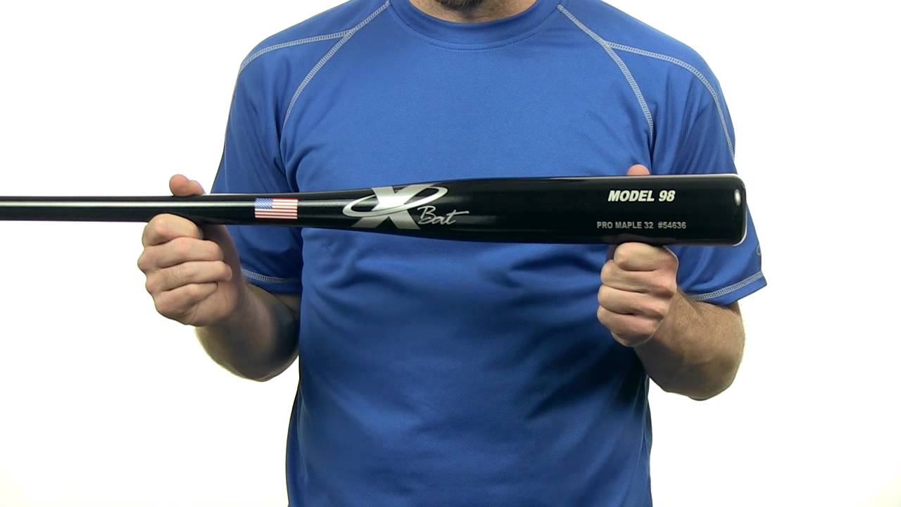 X Bat Pro Maple Wood Bat: Model 98 Adult - YouTube
