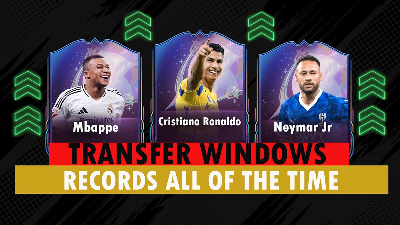 FOOTBALL | CONFIRMED TRANSFER WINDOW RECORDS ALL OF THE TIME ! WITH ...