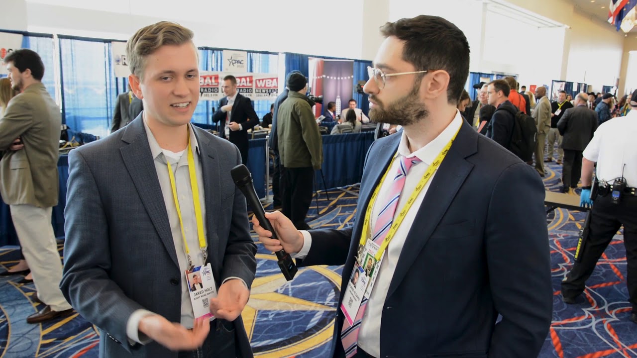 Interviewing Jared Holt of 'Right Wing Watch' at CPAC 2020 - YouTube