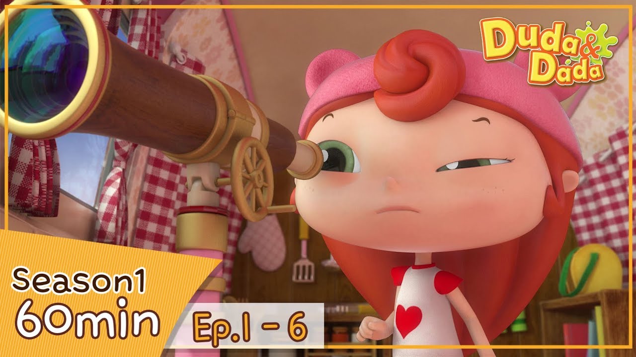 두다다쿵 1시간 스페셜 | 두다다쿵 잉글리쉬 | EP. 1-6 | S1 | 60분 묶음 | Duda Dada | Дуда ...
