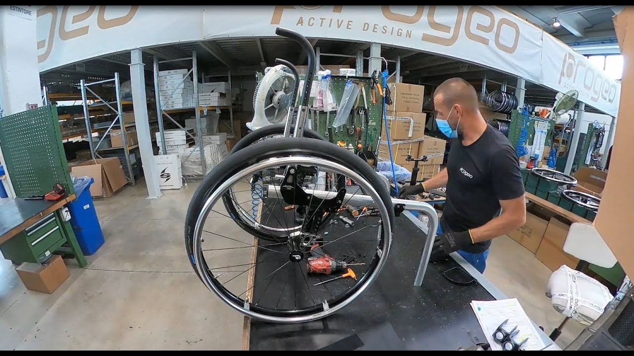 Progeo EGO wheelchair building process - YouTube