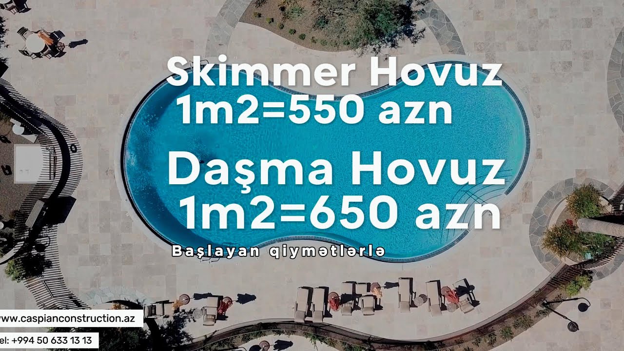 Hovuz tikintisi ( Hamam, Sauna, SPA tikintisi ) Caspian Construction # ...