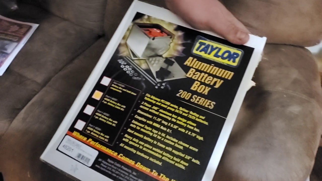 Unboxing: Taylor Aluminum Battery Box Relocate - YouTube