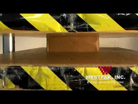 Package Compression Test ASTM D642 at Westpak Inc. - YouTube