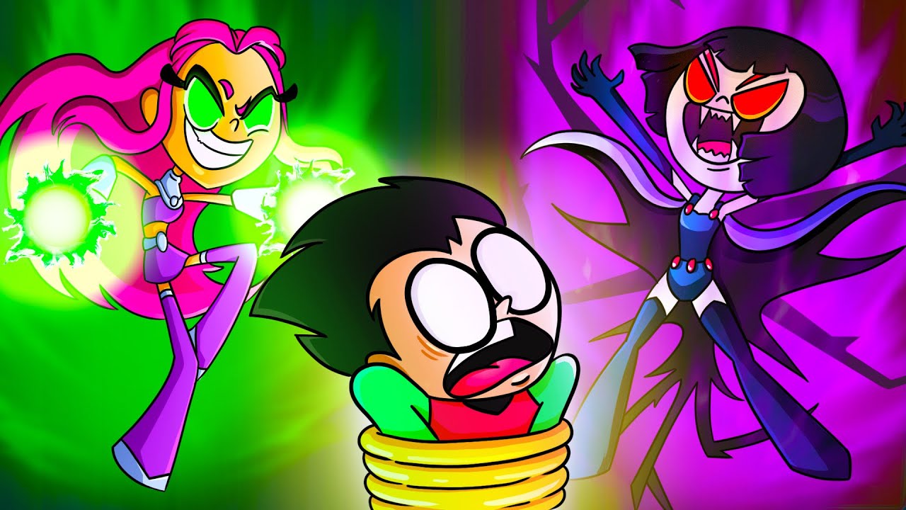 Teen Titans Go! Starfire Rescued Robin from the Evil Raven - Titans Go ...