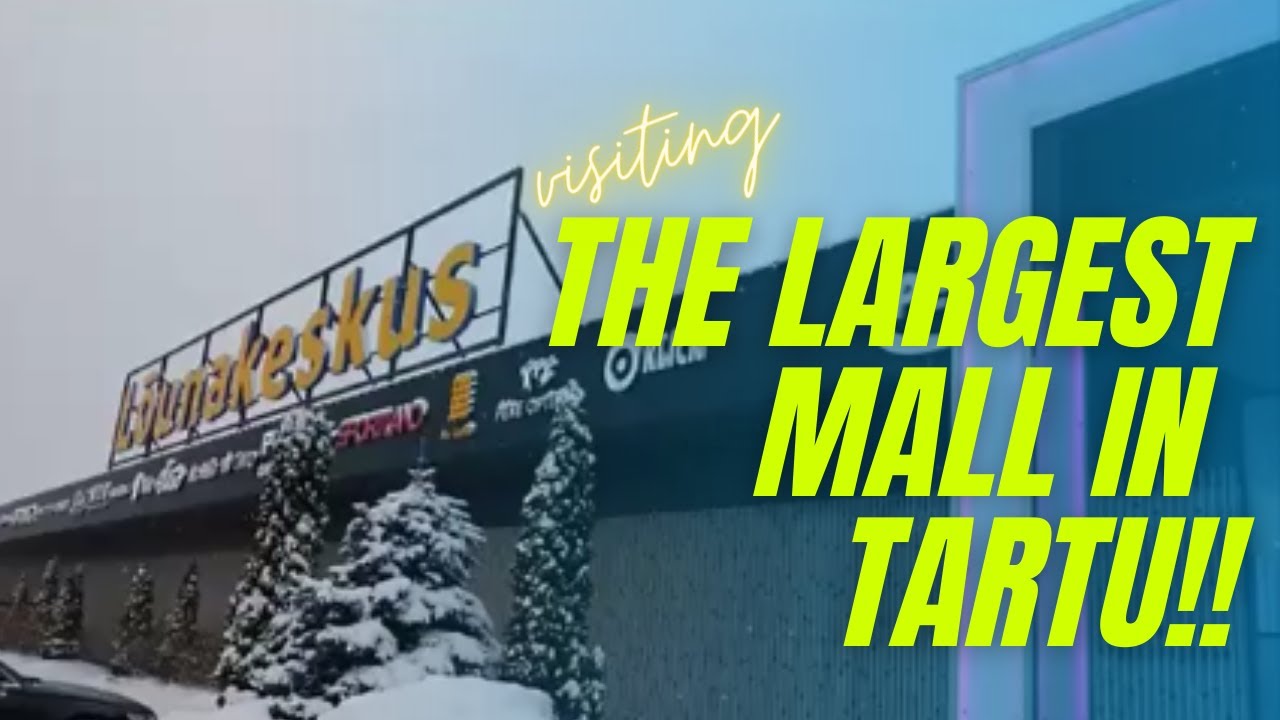 At the 'Largest mall in Tartu'... - YouTube