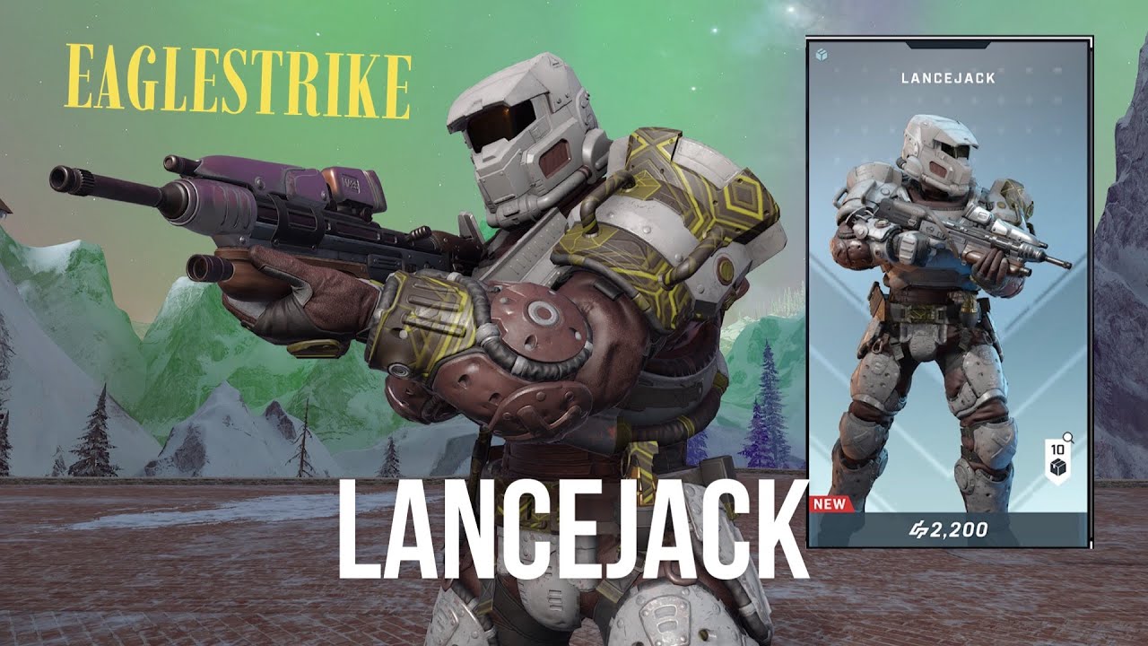 Lancejack - EAGLESTRIKE RETURNS with an amazing AR model - Halo Infinite Shop - YouTube