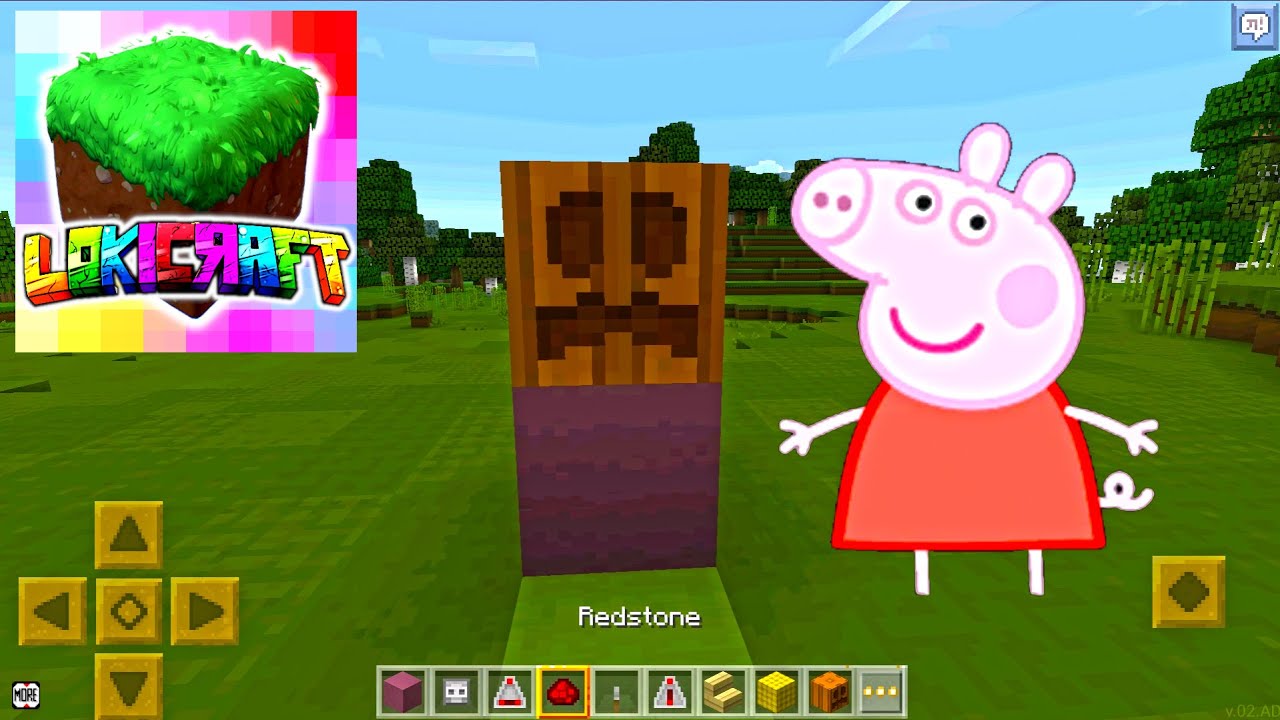 How to Spawn Peppa Pig in LokiCraft - YouTube
