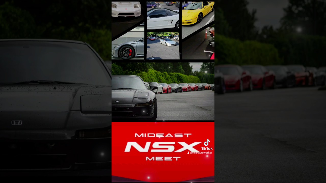A quick sneak peek of the NSX Mid-East Meet. #nsx #acuransx #acura # ...