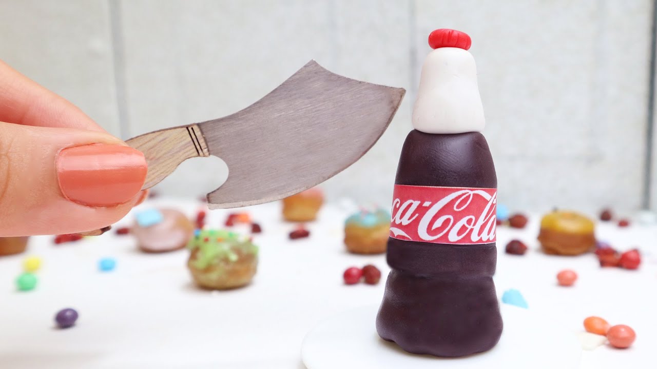 Satisfying Miniature COCA-COLA Cake Decorating | Awesome Tiny Fondant ...