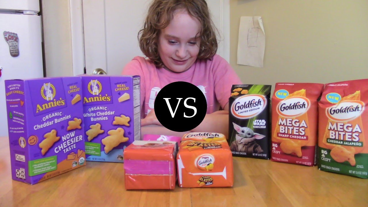 Annie's vs. Goldfish Cracker CHALLENGE! (and taste test) - YouTube