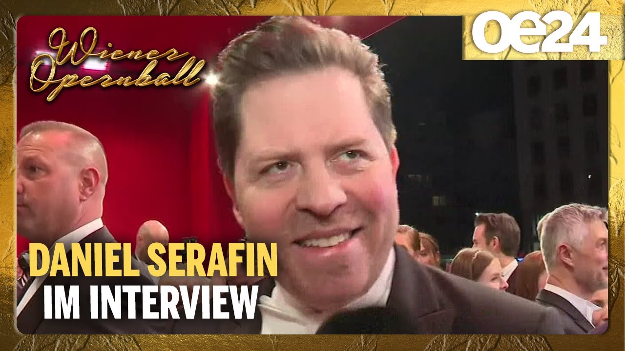 Daniel Serafin | Starauflauf beim Wiener Opernball 2025 - YouTube