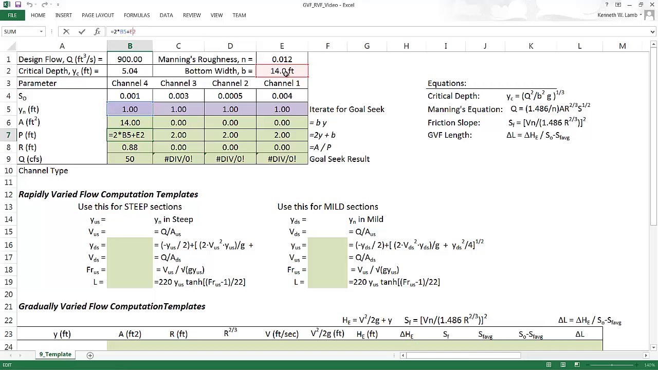 Open Channel Analysis Lab Part 1 - YouTube