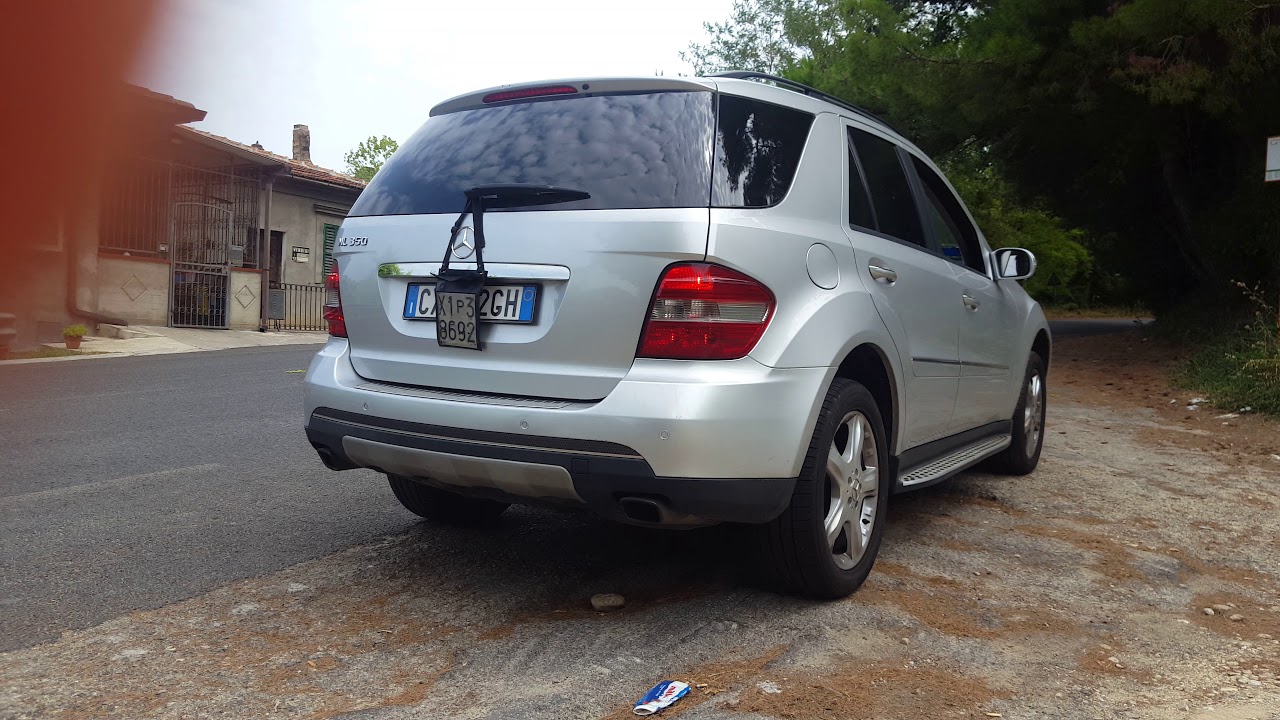 MERCEDES ML350 W164 V6 LAUNCH ACCELERATION STOCK EXHAUST SOUND UHD ...