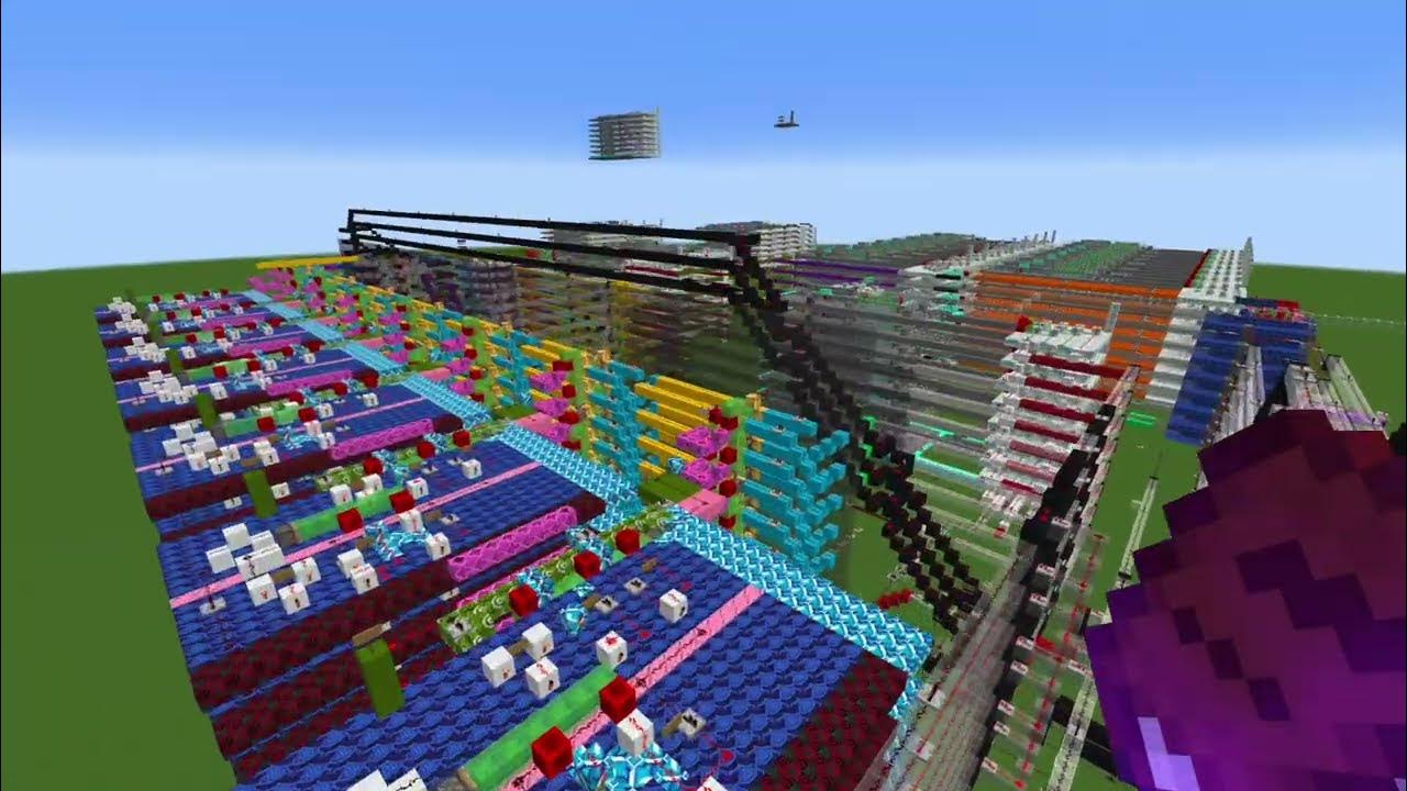 8-Bit Minecraft Redstone Computer - YouTube