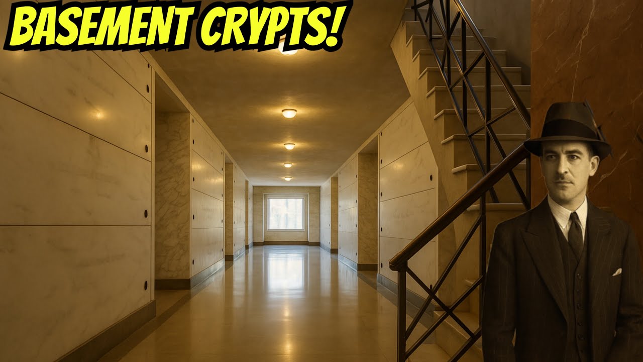 Inside a 1920s Mausoleum! Wait Until You See The Basement Crypts! - YouTube