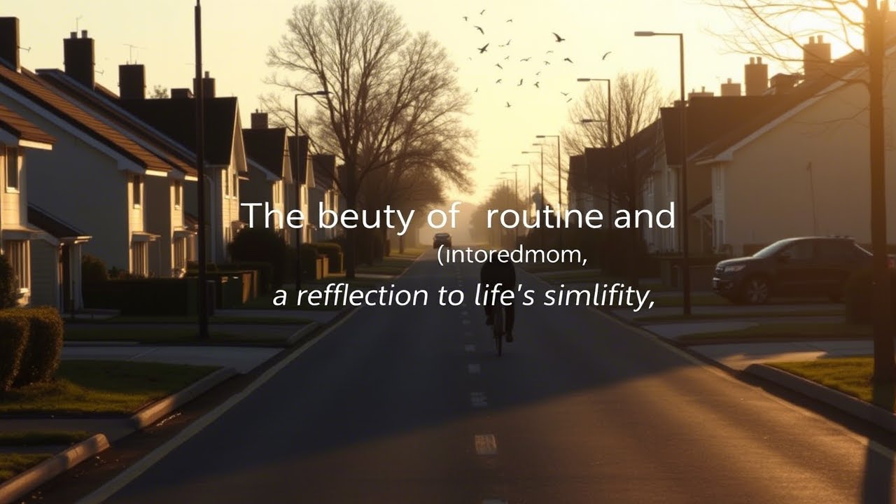 the beauty of routine and boredom a reflection on lifes simplicity ...