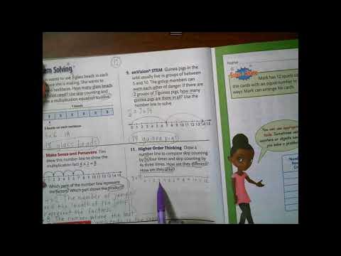 12 Problem Solving 3rd Grade Envision Topic 1 Lesson 2 - YouTube