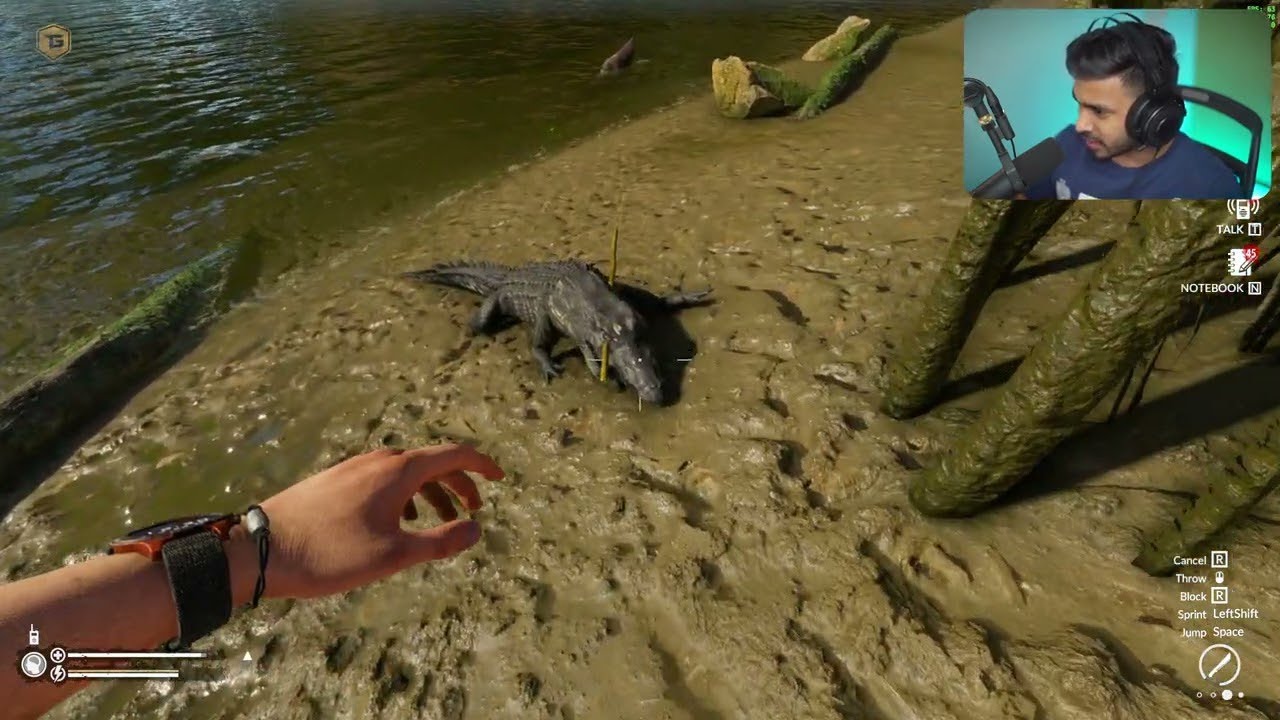 FIGHT WITH CROCODILE IN FOREST GREEN HELL GAMEPLAY #6 - YouTube